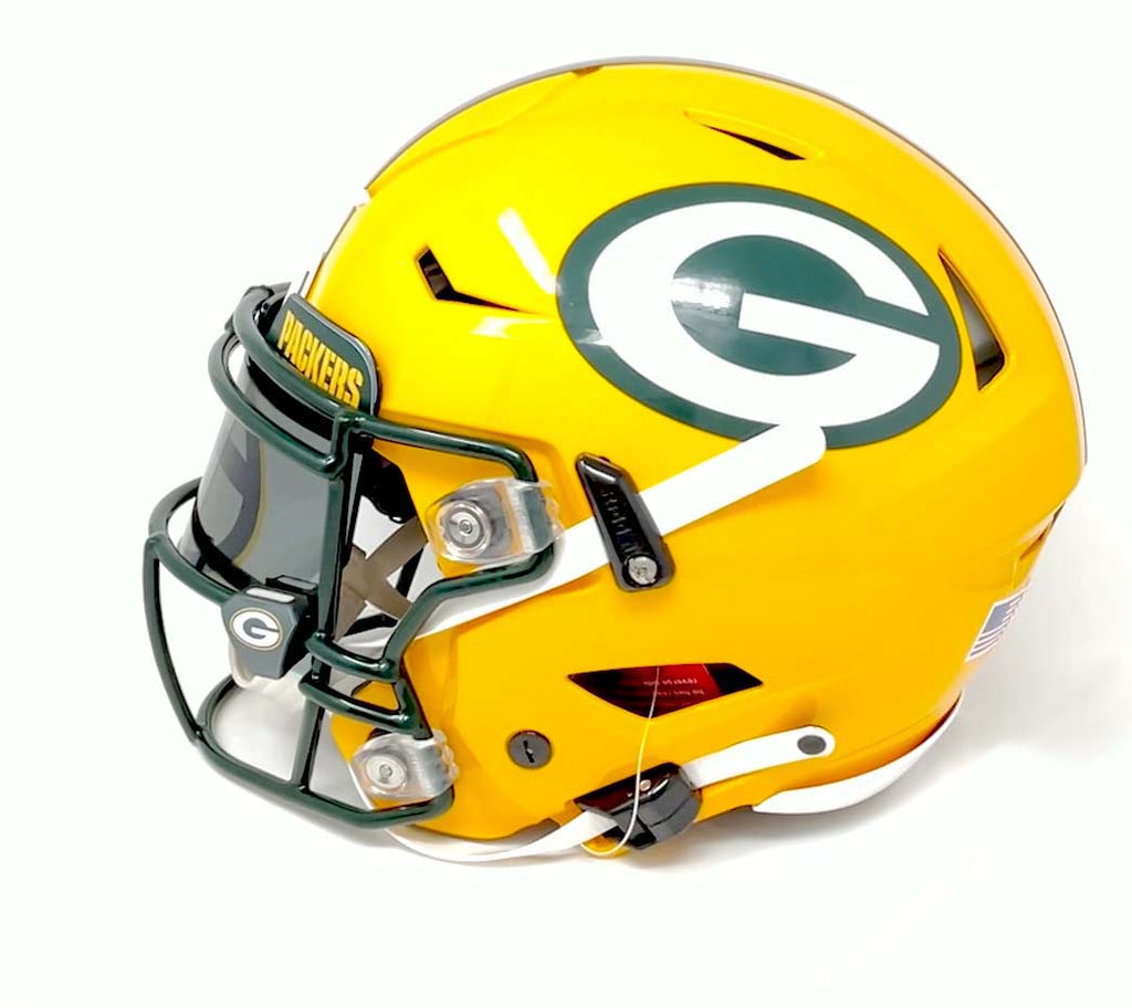 Green Bay Packers Custom Football Helmet | THG Custom – The Helmet Giant